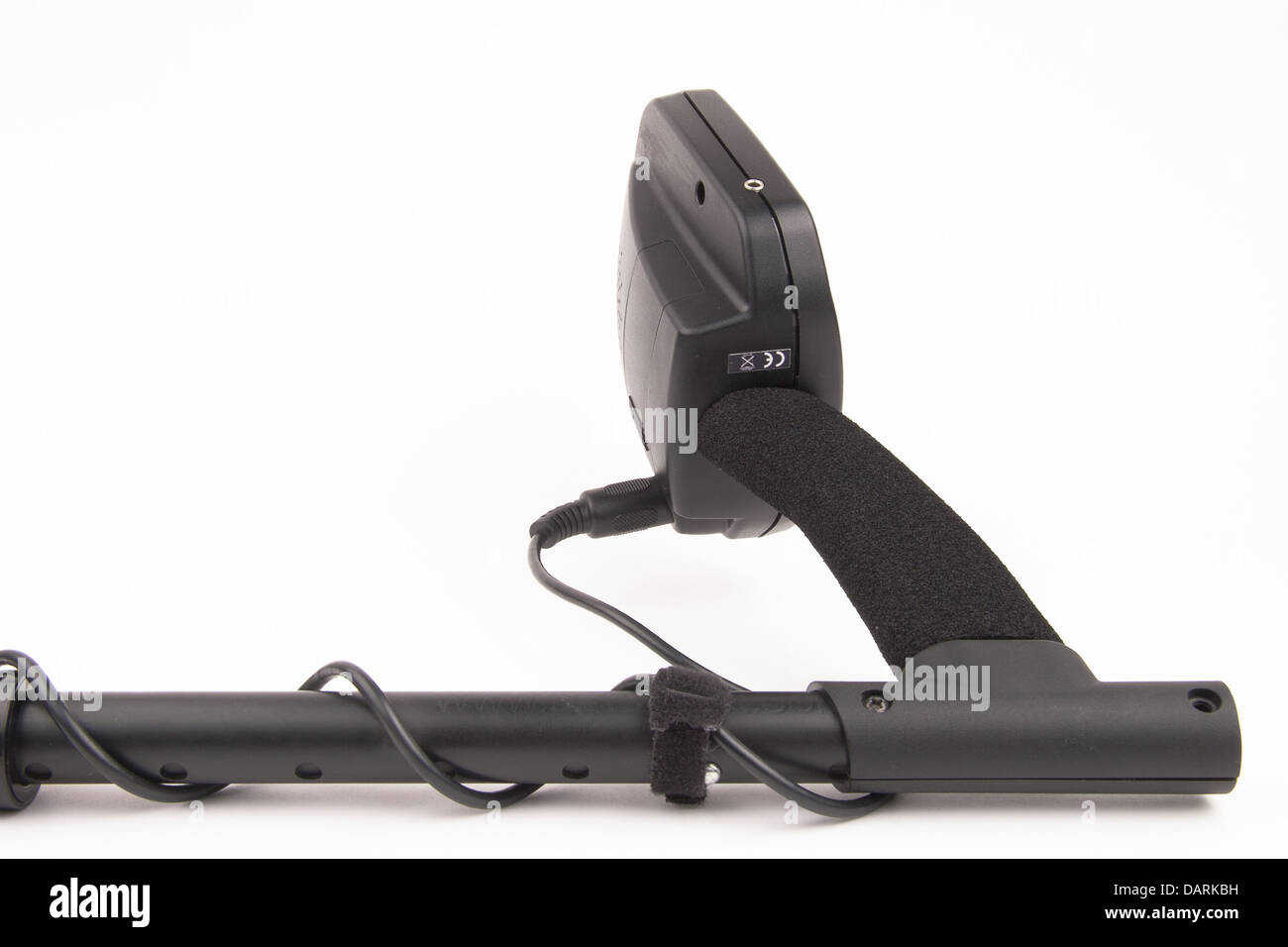 Black metal detector Stock Photo - Alamy