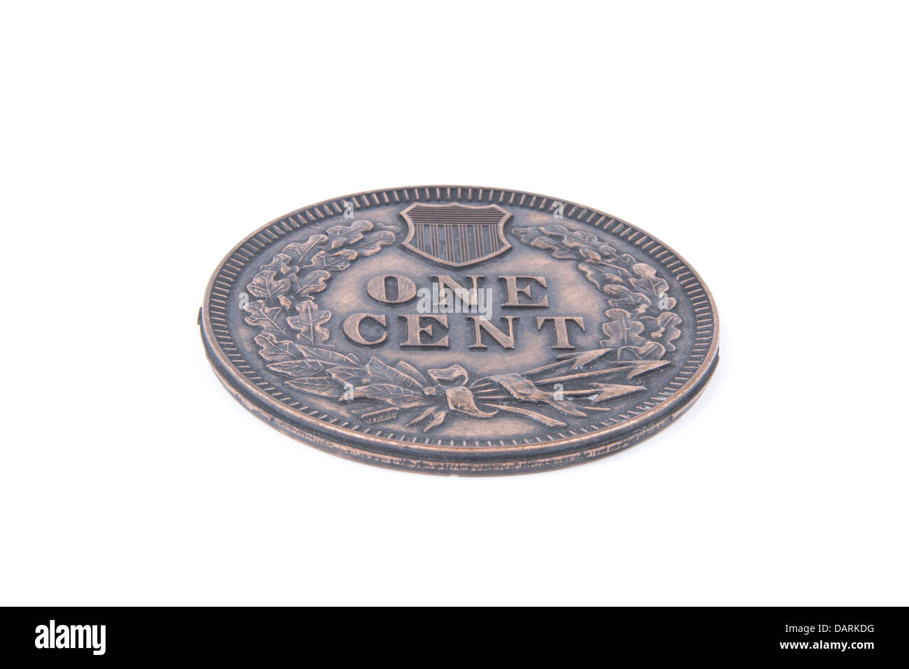 Huge Old American Cent Coin Stock Photo - Alamy