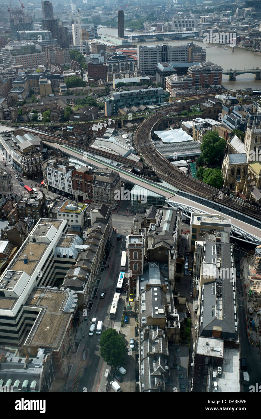 Borough market london aerial hi-res stock photography and images - Alamy