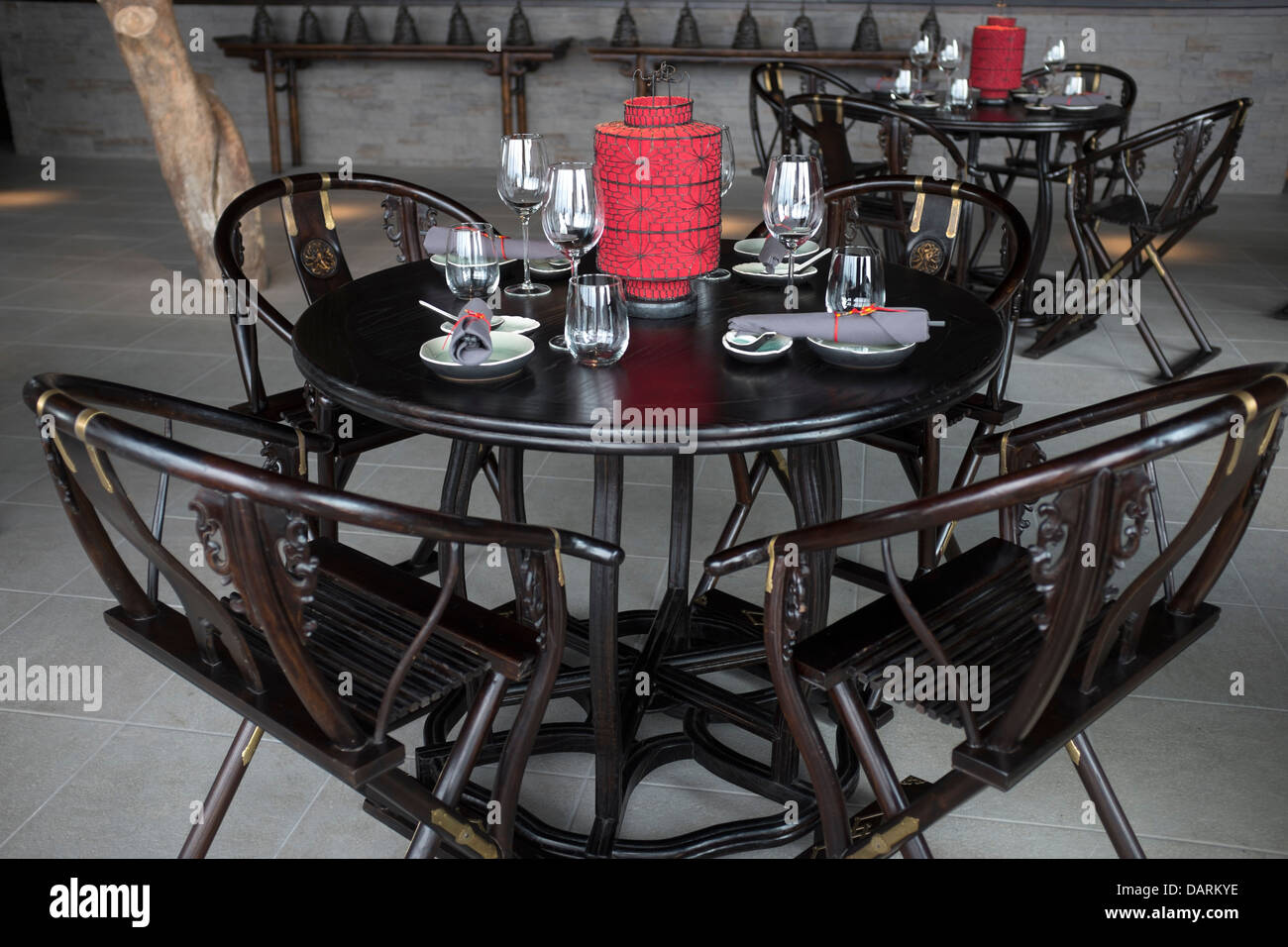 Hutong Chinese Restaurant Interior The Shard London Stock Photo - Alamy