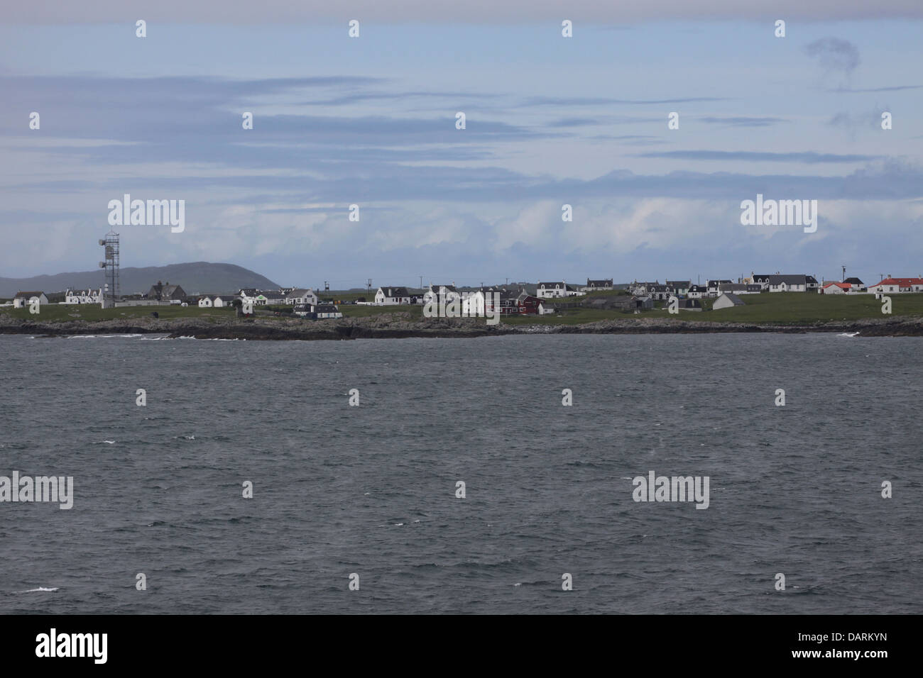 Scarinish waterfront Isle of Tiree Scotland July 2013 Stock Photo - Alamy
