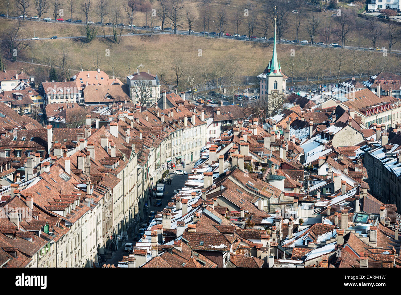 Europe, Switzerland, Bern, Swiss capital city, city view from Berner ...