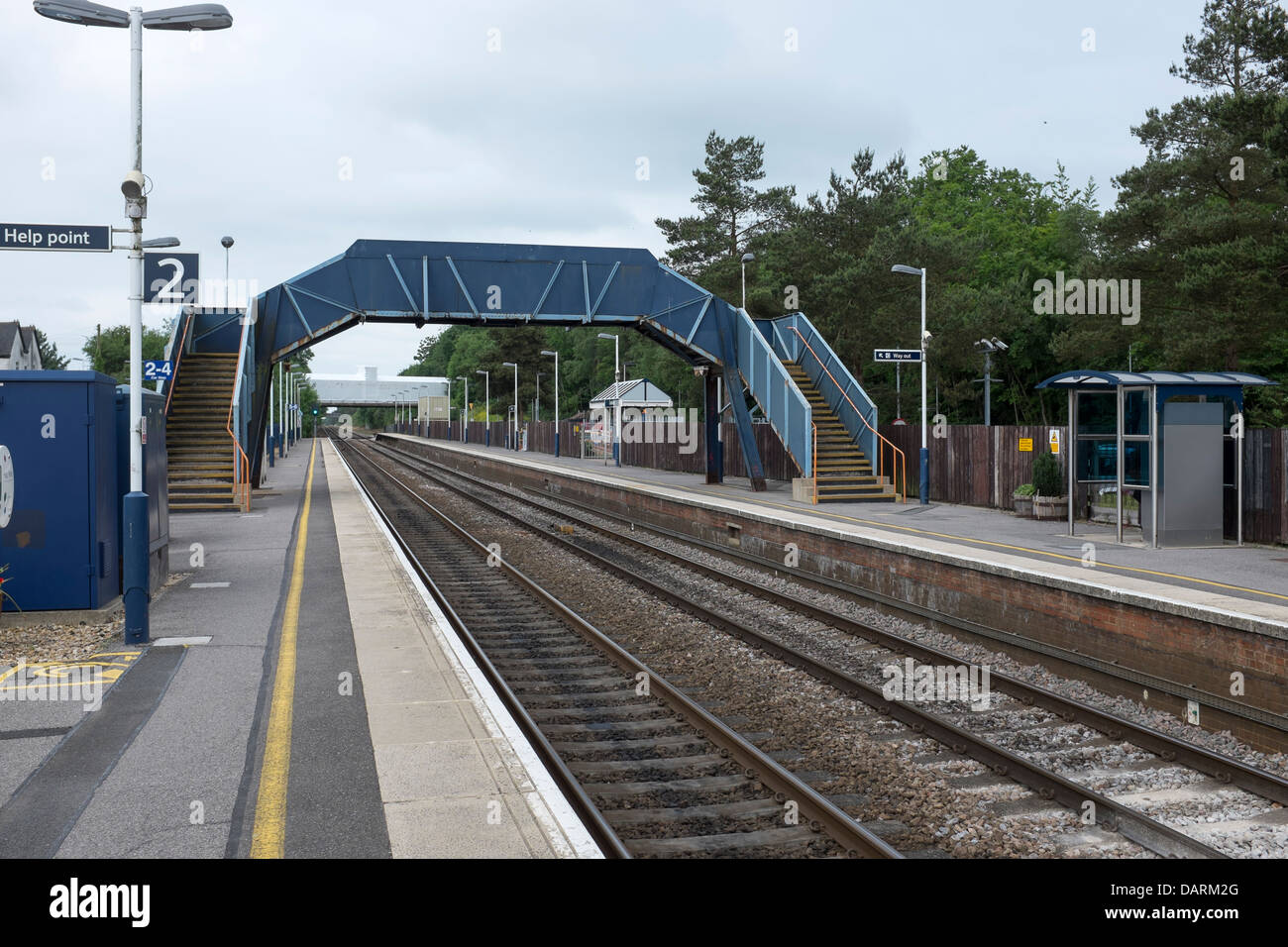 Grately Railway Station Stock Photo - Alamy