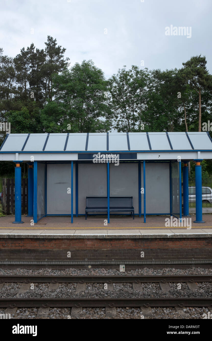 Grately Railway Station Stock Photo - Alamy