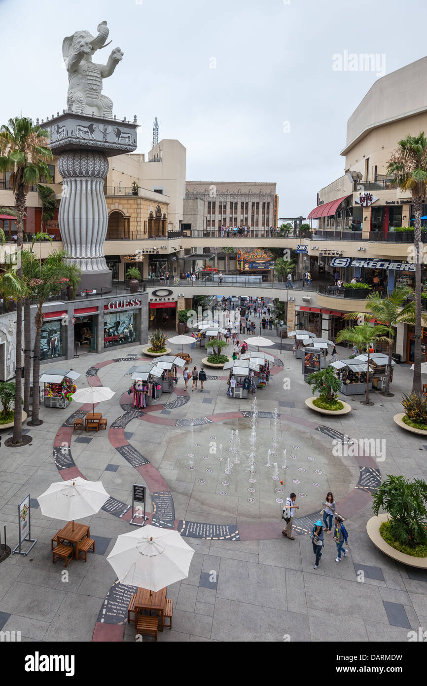 Hollywood and Highland Center shopping mall Stock Photo - Alamy