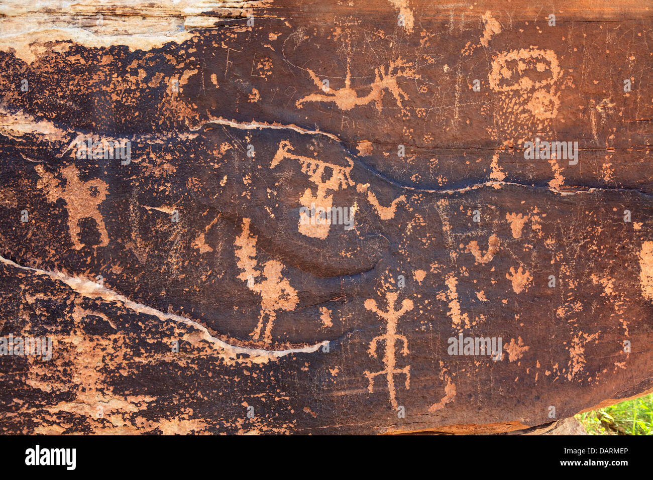 USA, Arizona, Holbrook, Petrified Forest National Park, Ancient ...