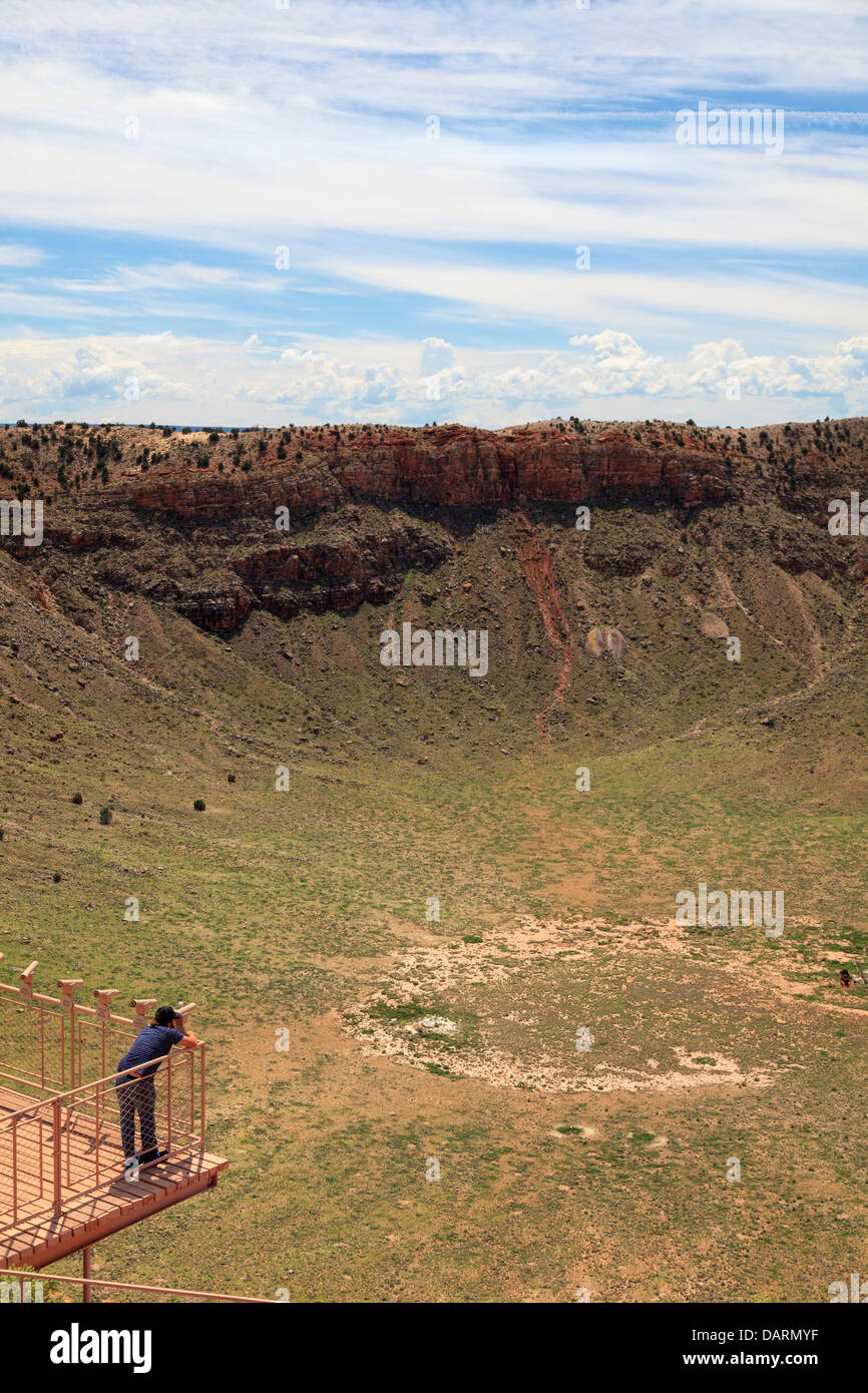 USA, Arizona, Holbrook, Meteor Crater Stock Photo - Alamy