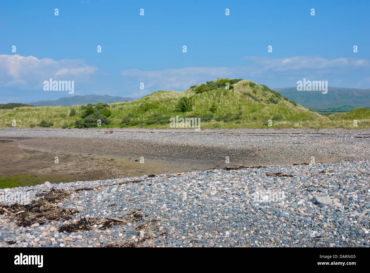 Shingle beach at Eskmeals Dunes, a Cumbria Wildlife Trust nature ...