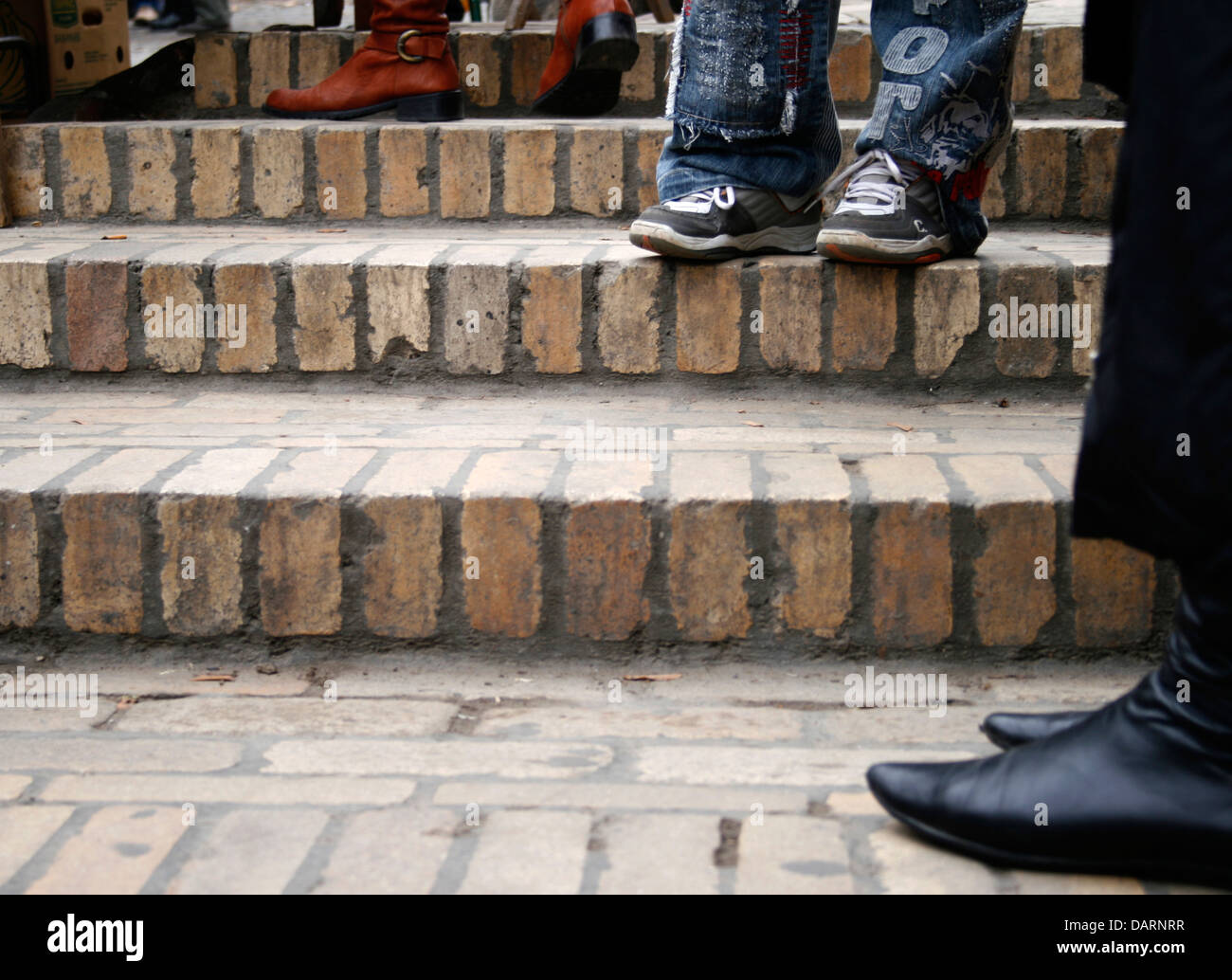 Human foot steps hi-res stock photography and images - Alamy