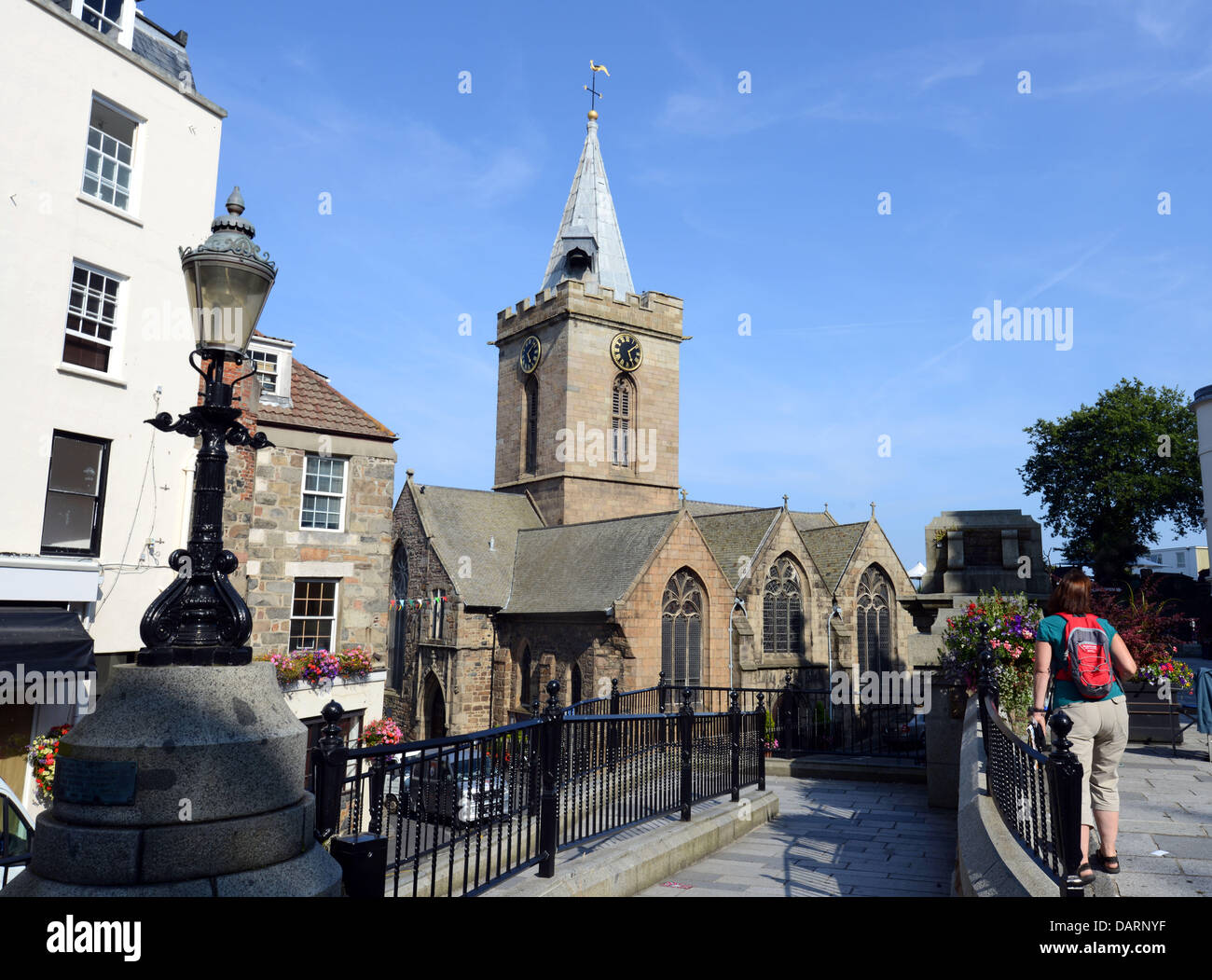 Guernsey, Channel Islands, Parish Church at St Peter Port, Guernsey ...