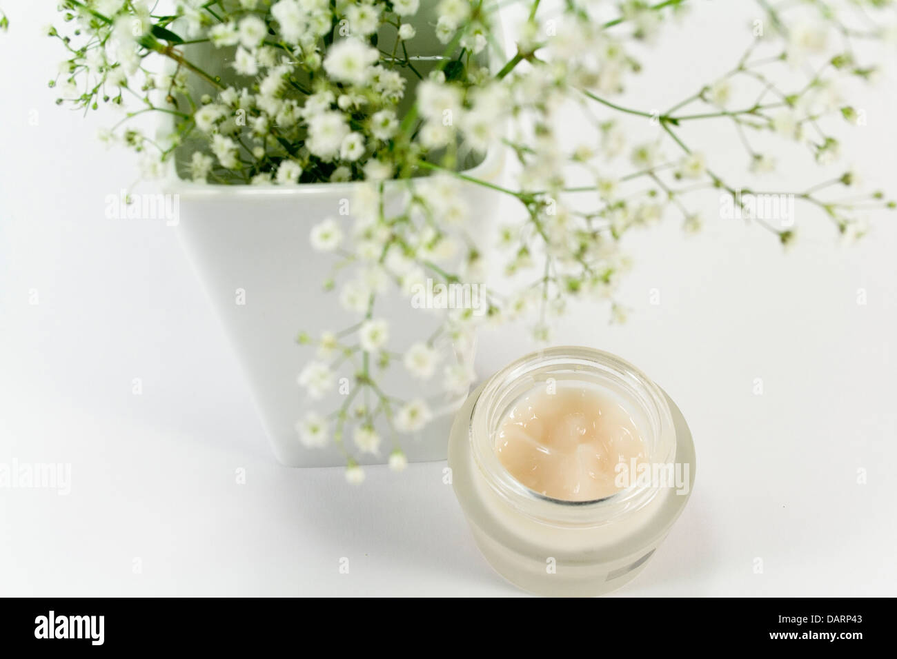 flowers and creme Stock Photo - Alamy