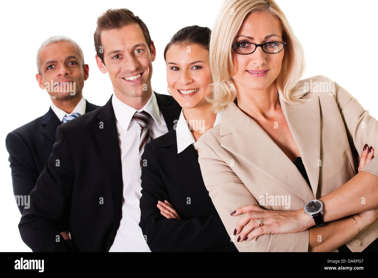 Strong Business Team Stock Photo - Alamy