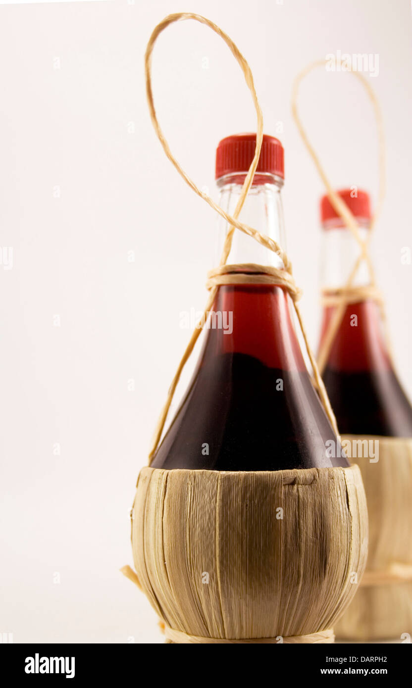 two bottles of wine Stock Photo - Alamy