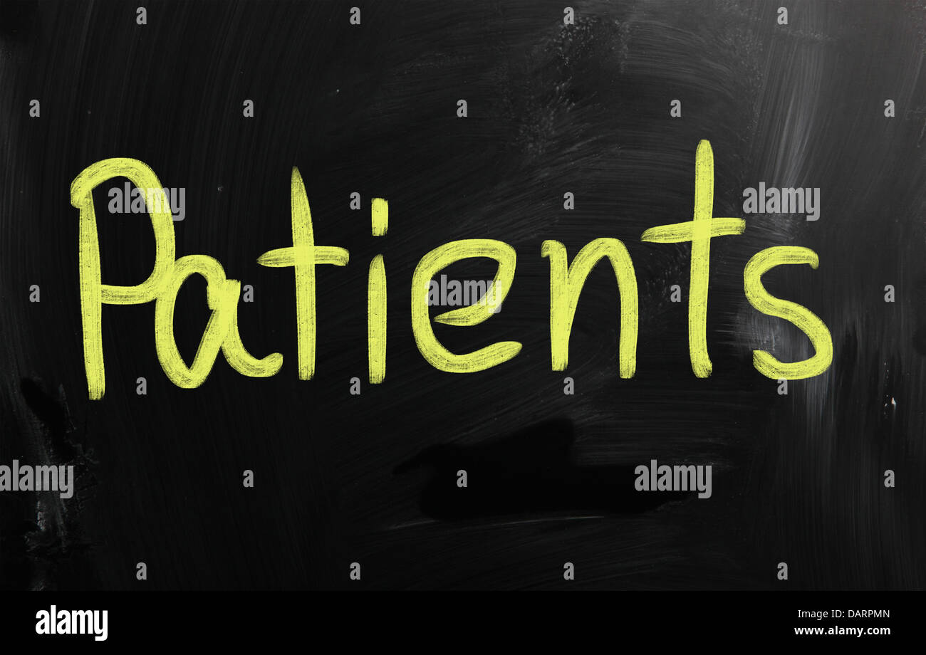 Health concept handwritten with chalk on a blackboard Stock Photo - Alamy