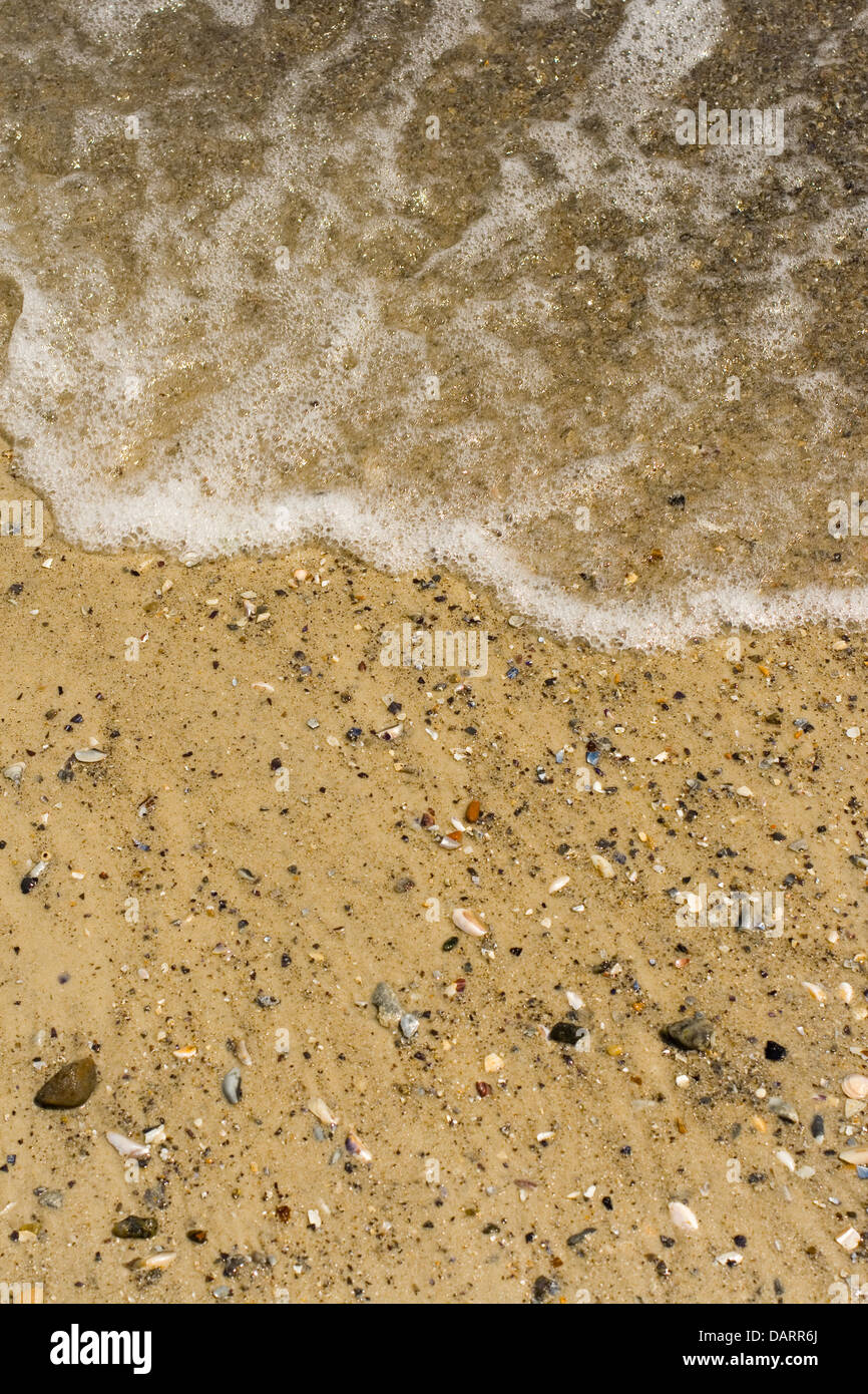 Foamy ocean wave washing sandy hi-res stock photography and images - Alamy