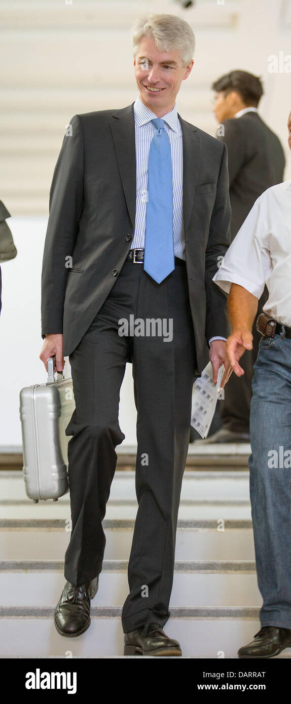 Thomas van Aubel, managing shareholder of the Elector GmbH, arrives at ...