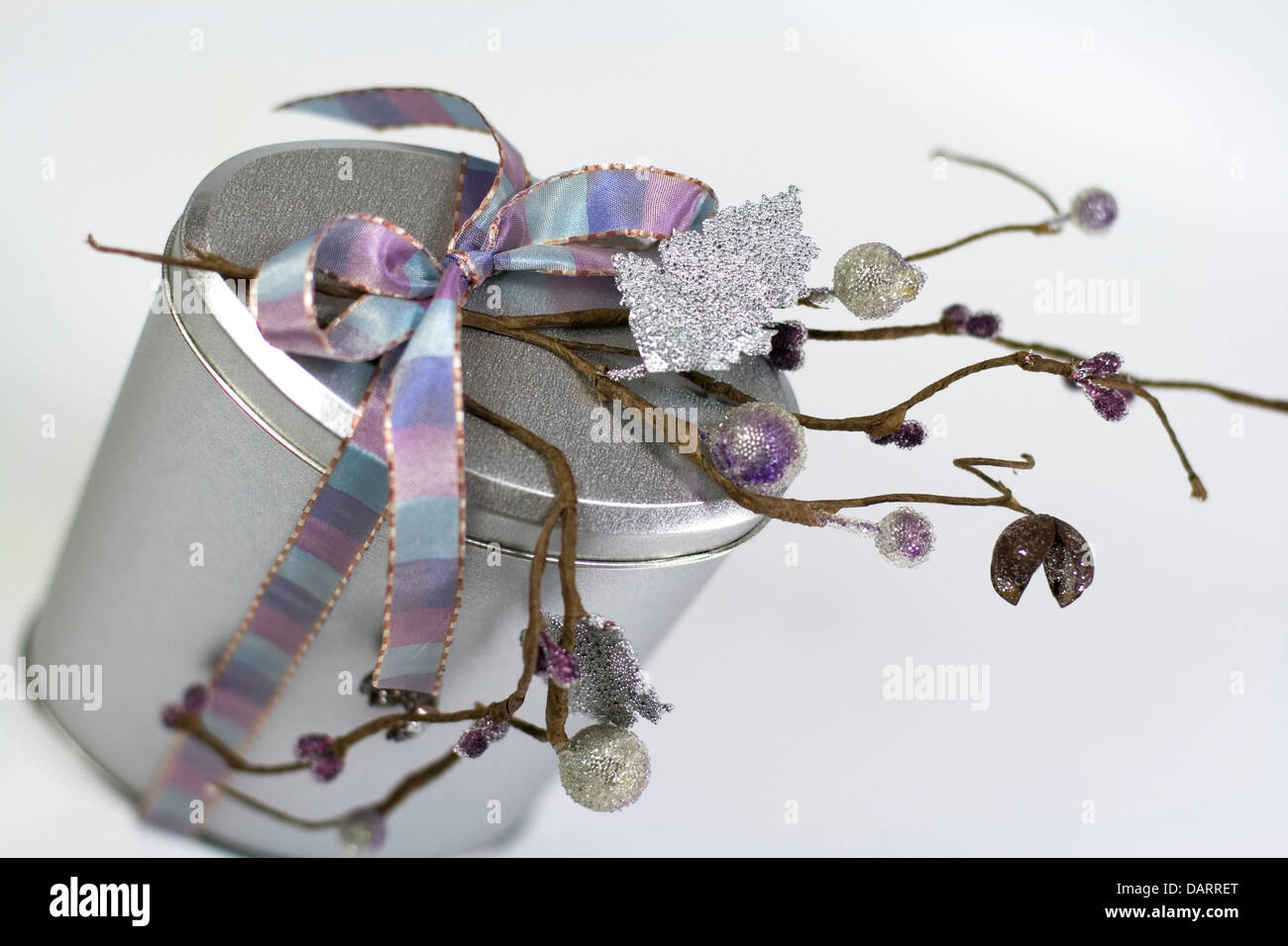 metal gift box Stock Photo - Alamy