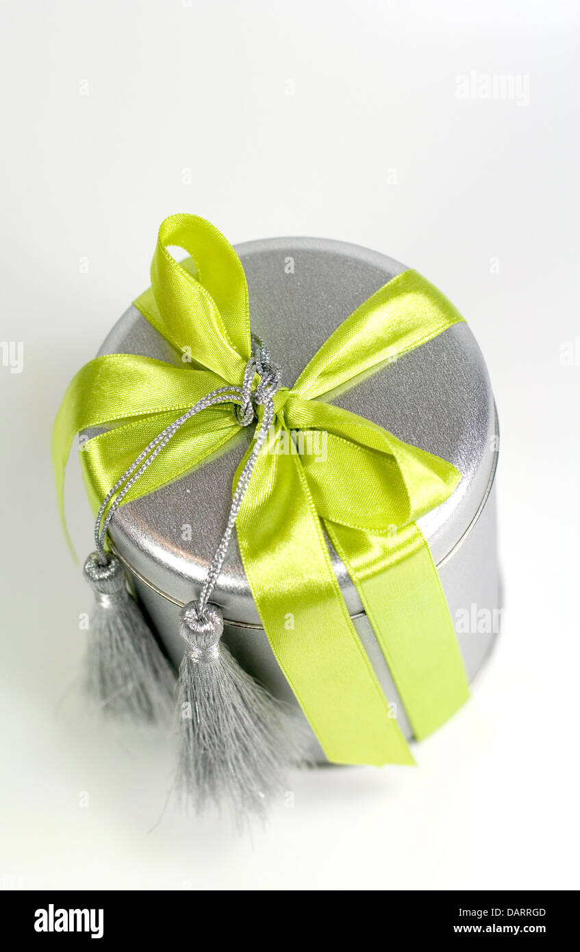 metal gift box Stock Photo - Alamy