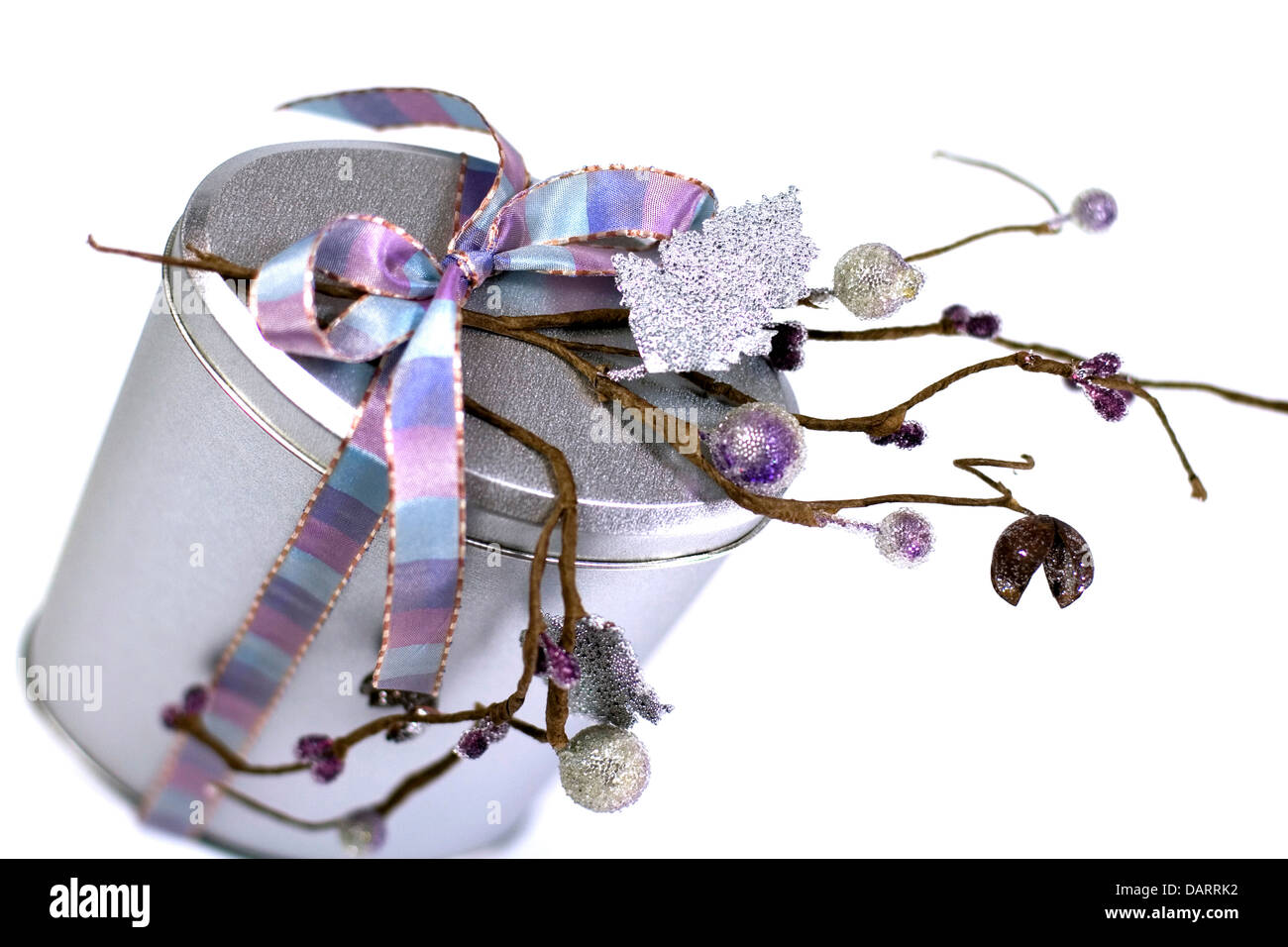 metal gift box Stock Photo - Alamy