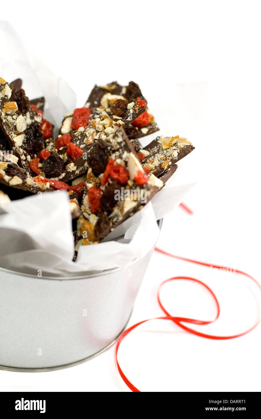 box full of chocolate Stock Photo - Alamy