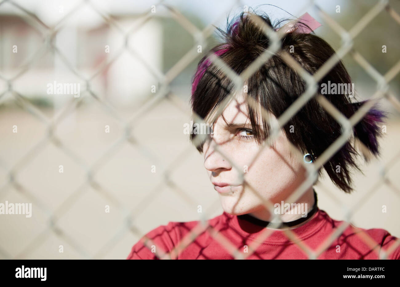 Goth model girl hi-res stock photography and images - Alamy