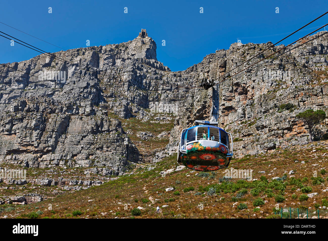 cable car to Table Mountain, Cape Town, Western Cape, South Africa ...