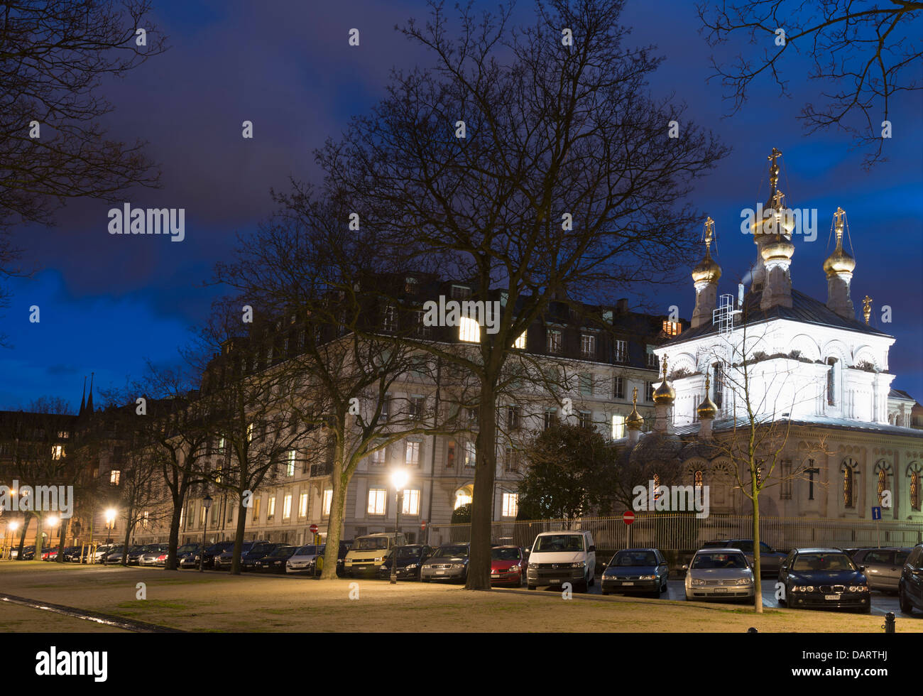 Russian church geneva hi-res stock photography and images - Alamy
