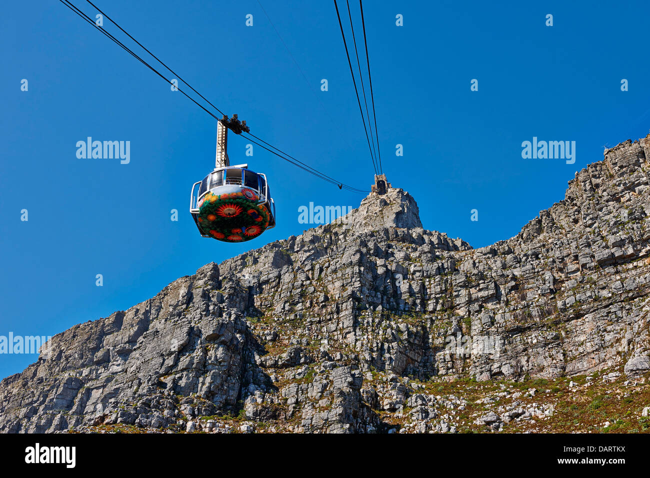 cable car to Table Mountain, Cape Town, Western Cape, South Africa ...