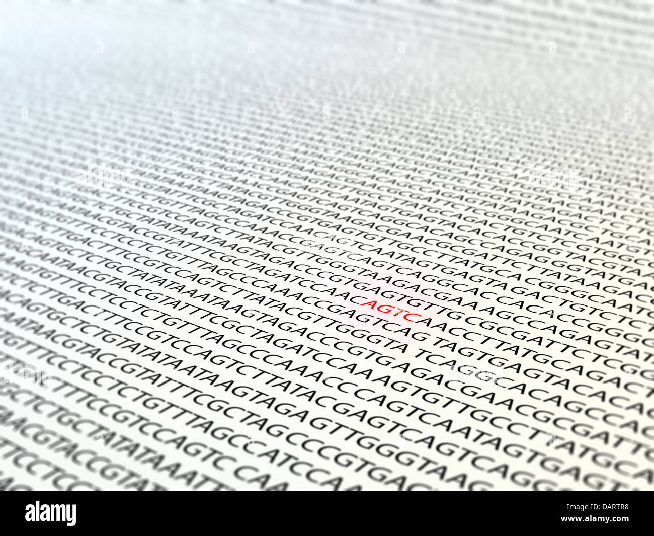 DNA sequencing - genetic research illustration Stock Photo - Alamy