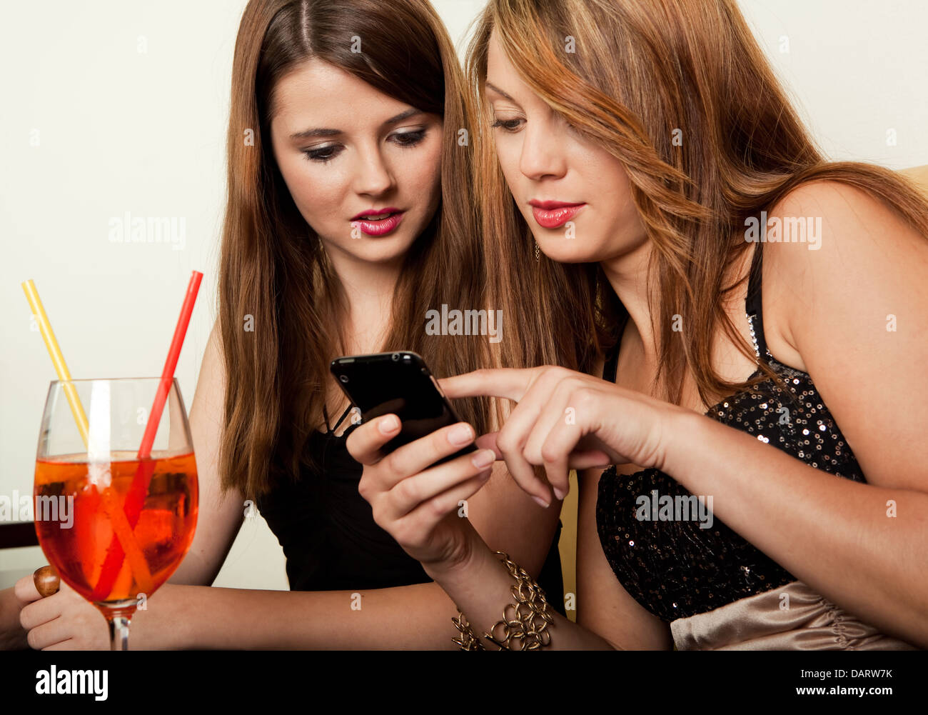 Showing cool stuff on a mobile phone Stock Photo - Alamy