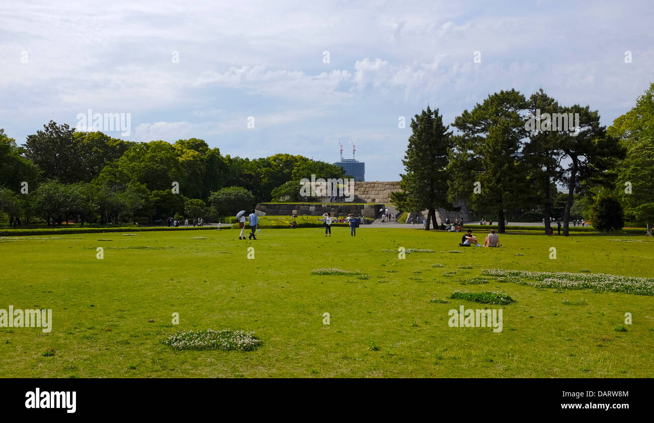 Higashi Gyoen Park, Tokyo Imperial Palace Stock Photo - Alamy
