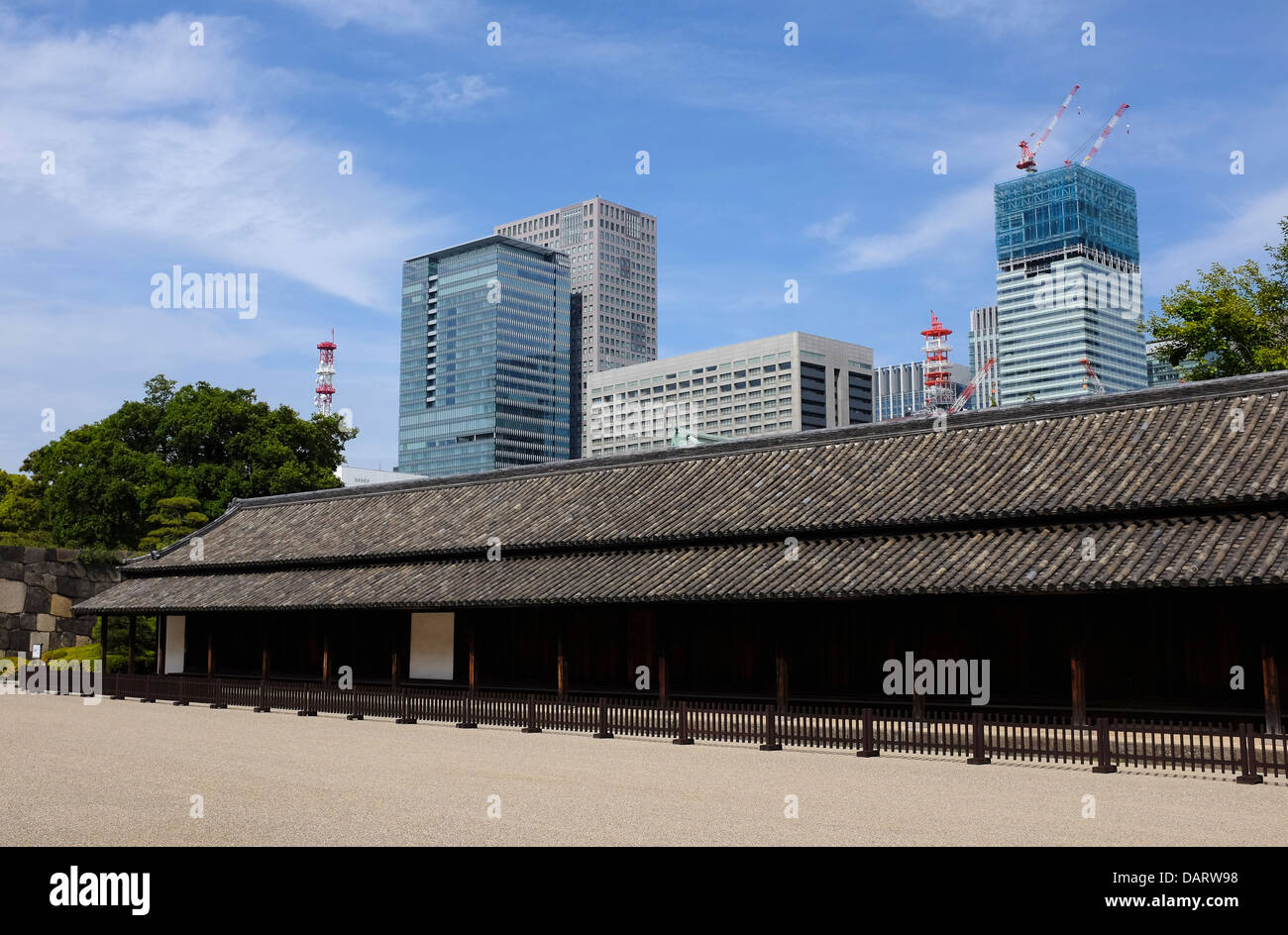 Hyakunin-bansho in Higashi Gyoen Park, Tokyo Imperial Palace Stock ...