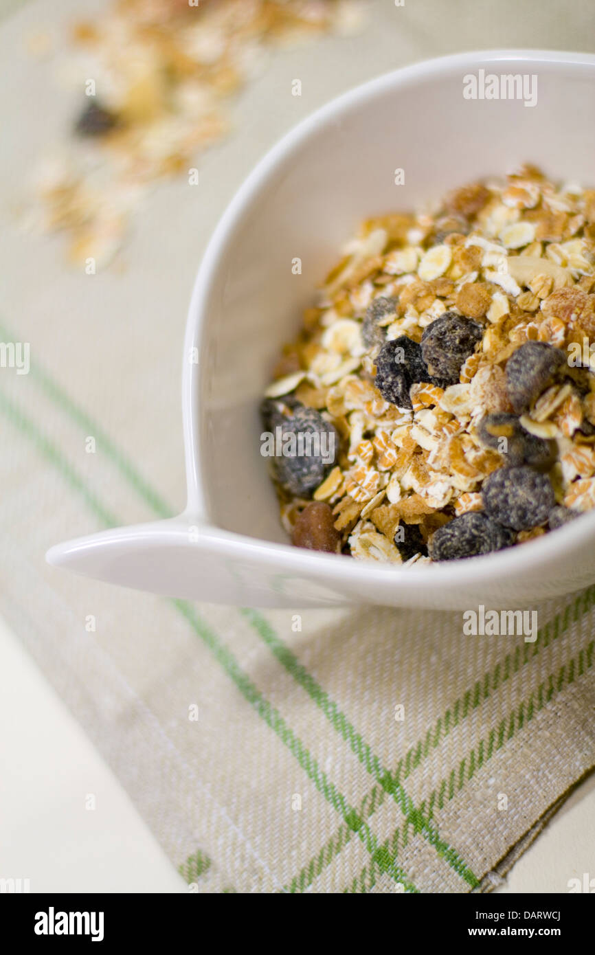 bowl full of musli Stock Photo - Alamy
