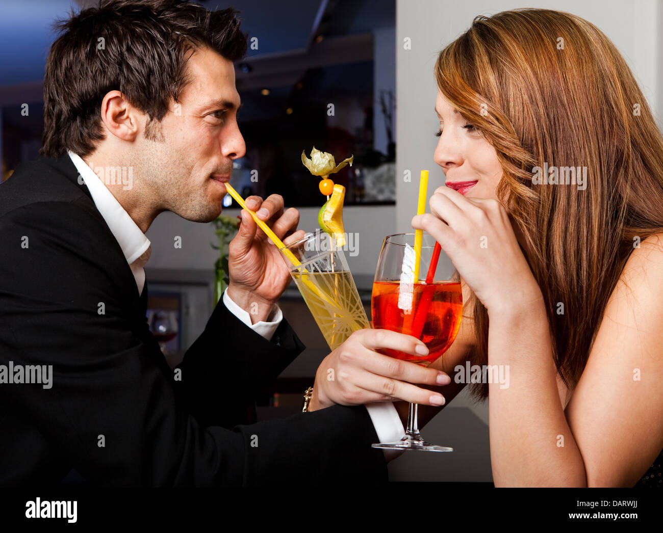 Couple spending time together Stock Photo - Alamy
