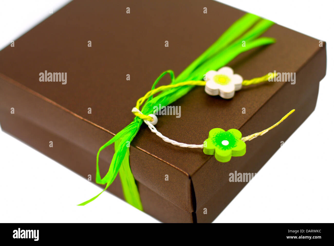 brown gift box Stock Photo - Alamy
