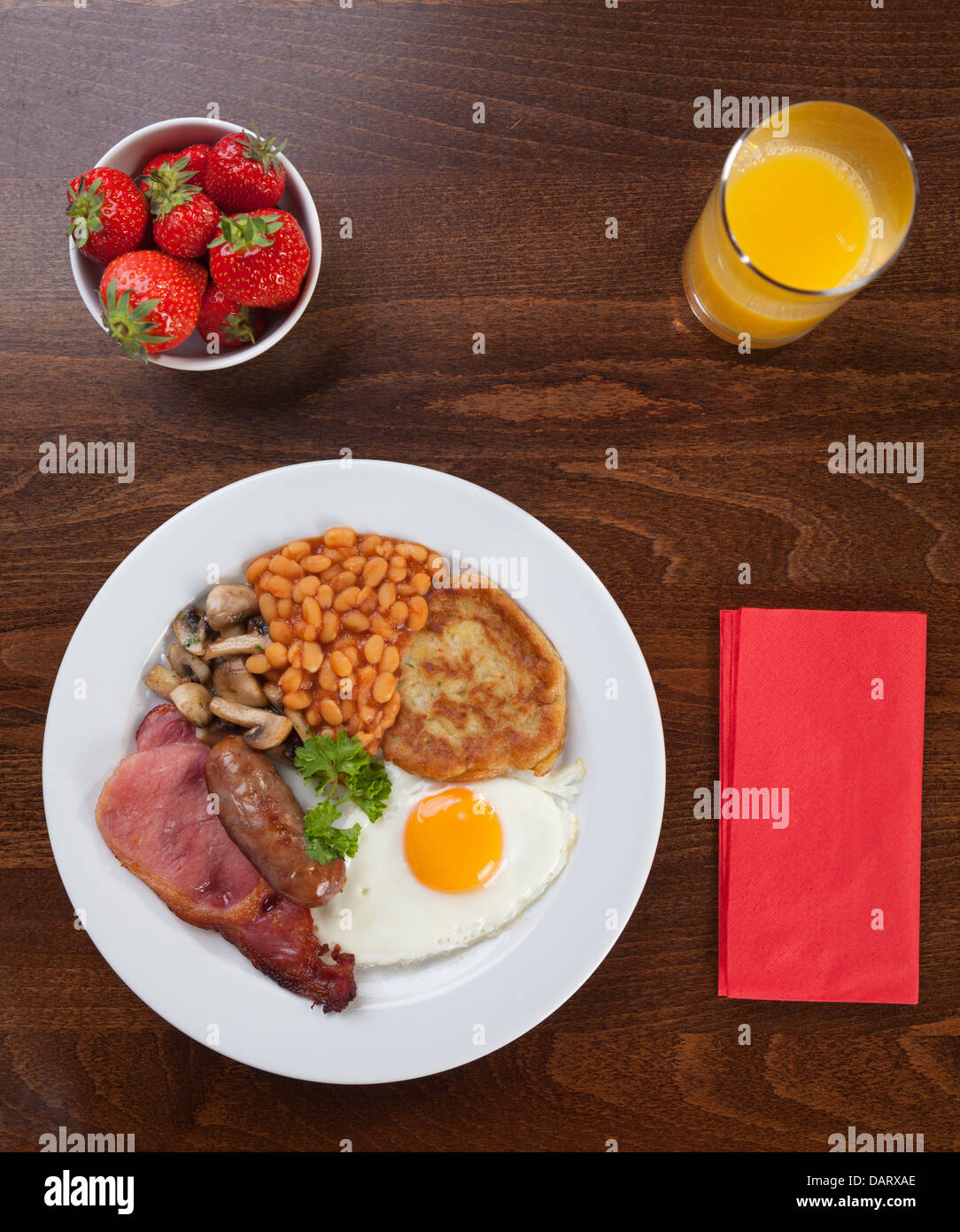 Full English breakfast Stock Photo - Alamy