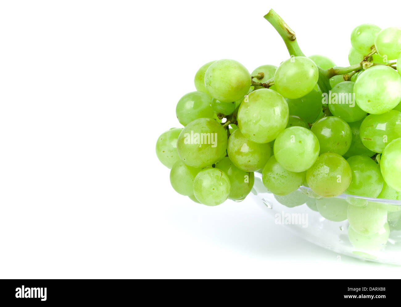 green grapes in bowl Stock Photo - Alamy