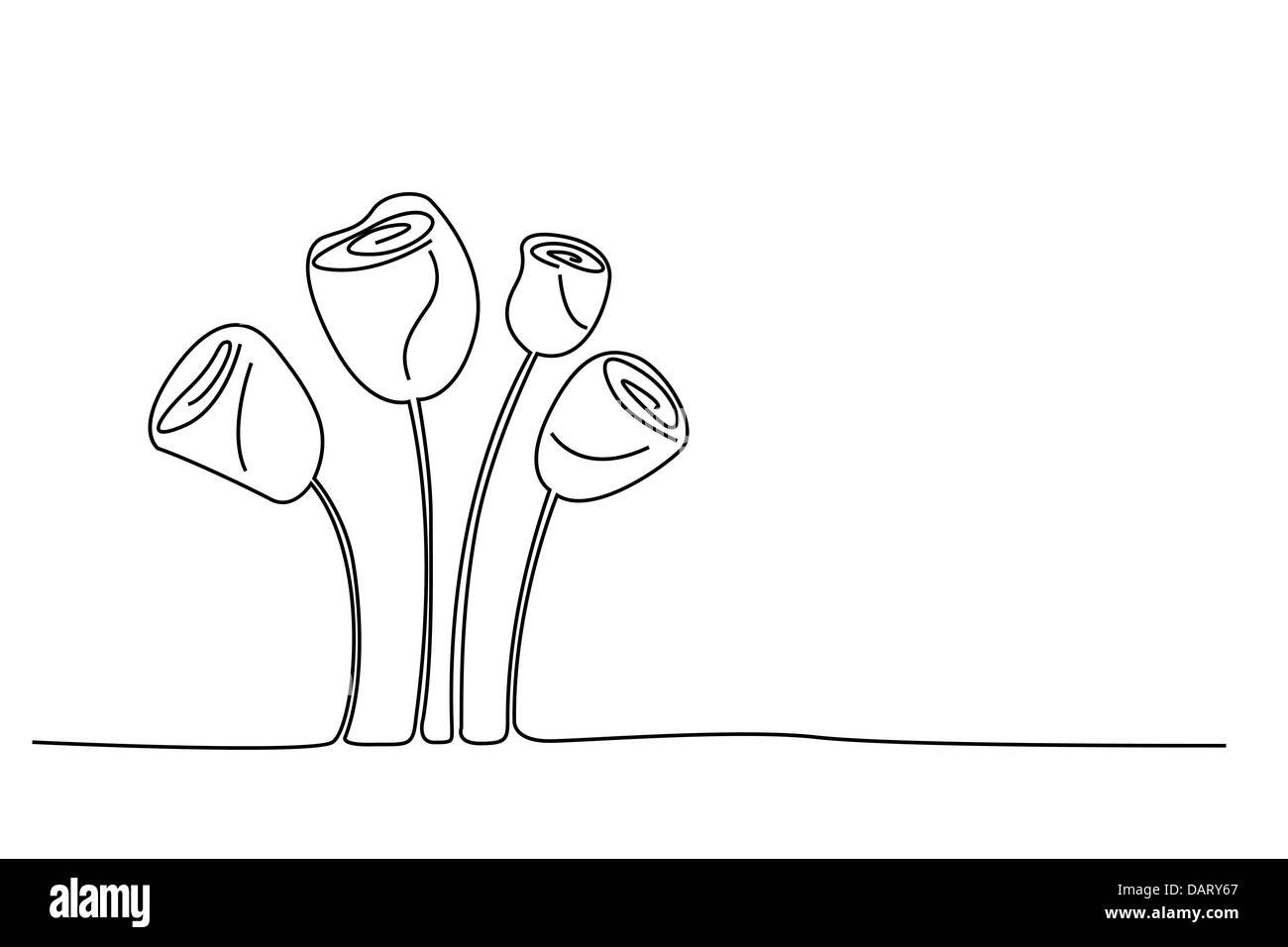 Uncolored flower hi-res stock photography and images - Alamy