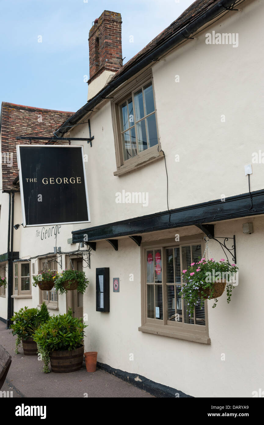 The George pub and hotel Spaldwick near Huntingdon Cambridgeshire UK ...