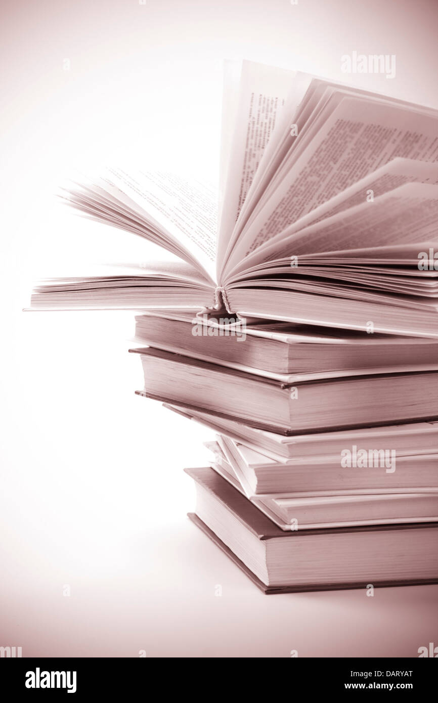 stack of books Stock Photo - Alamy