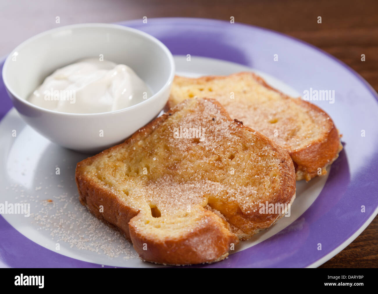 French toast dish Stock Photo - Alamy