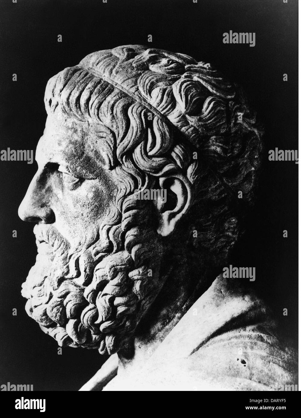 Sophocles bust Black and White Stock Photos & Images - Alamy