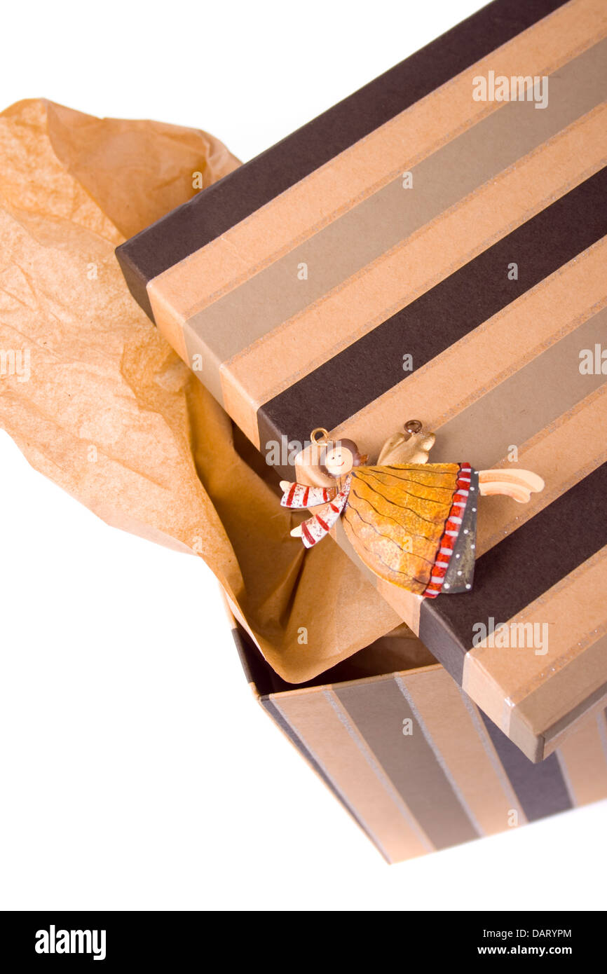 Opened gift box hi-res stock photography and images - Alamy