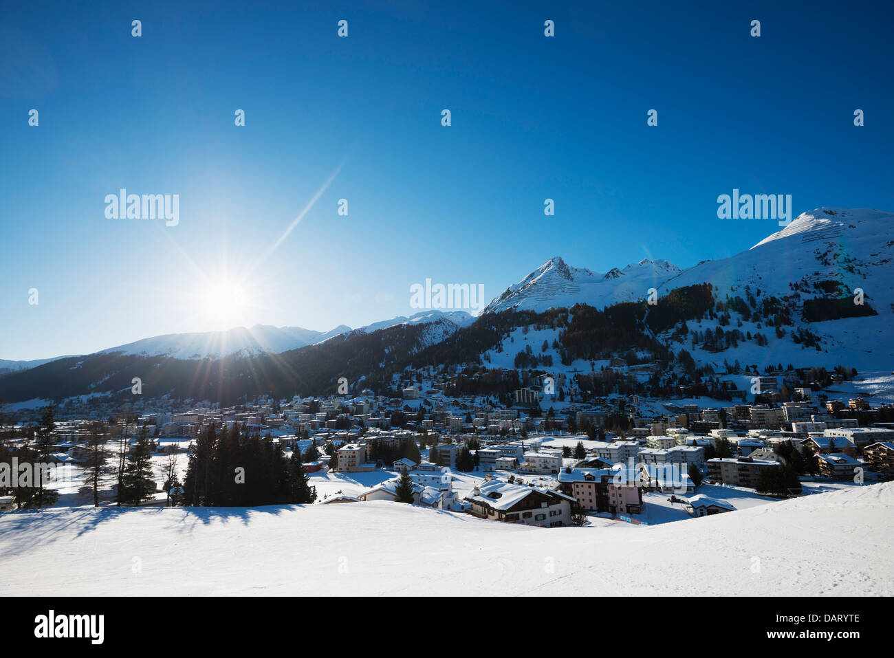 Europe, Switzerland, Graubunden, Davos Stock Photo - Alamy