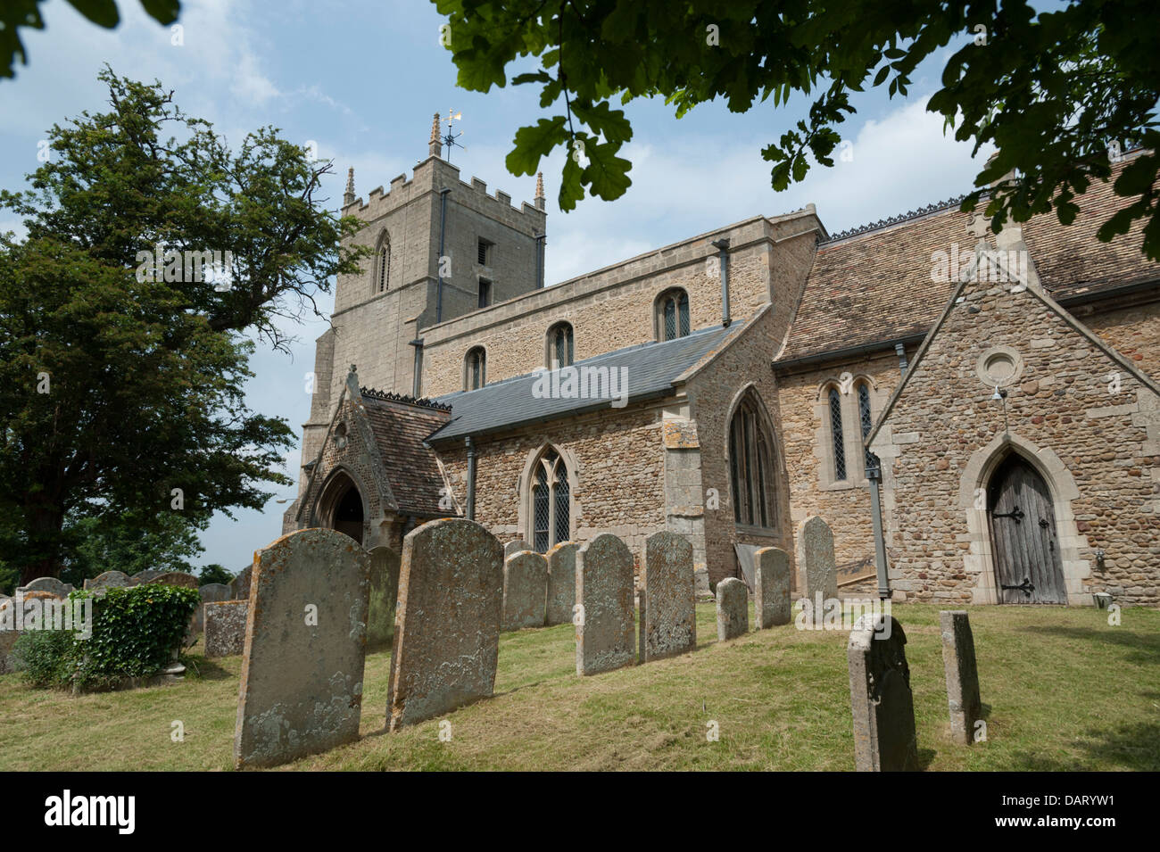 St John the Baptist Church Holywell Cambridgeshire UK Stock Photo - Alamy