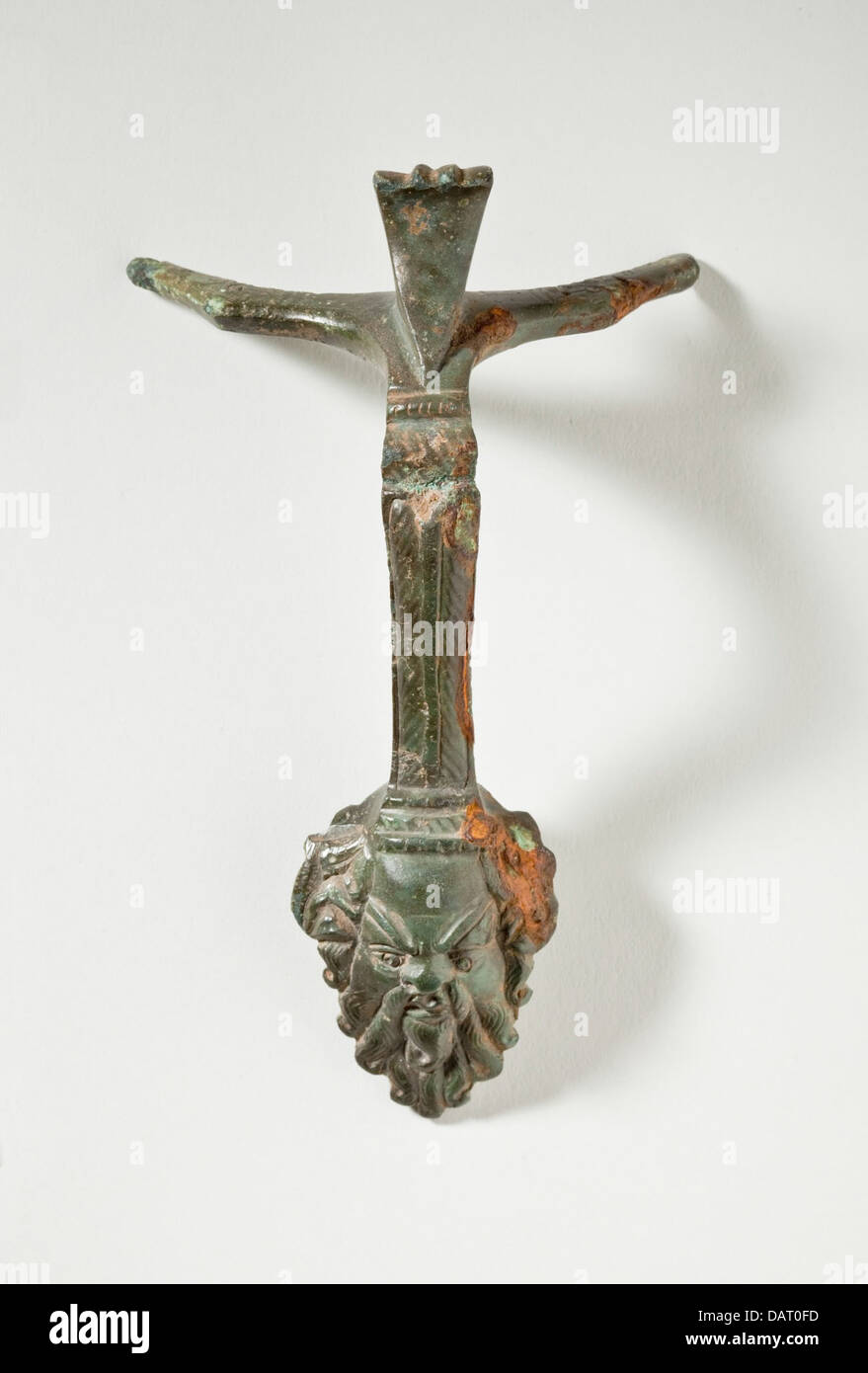 Amphora handle with head of silenus hi-res stock photography and images ...