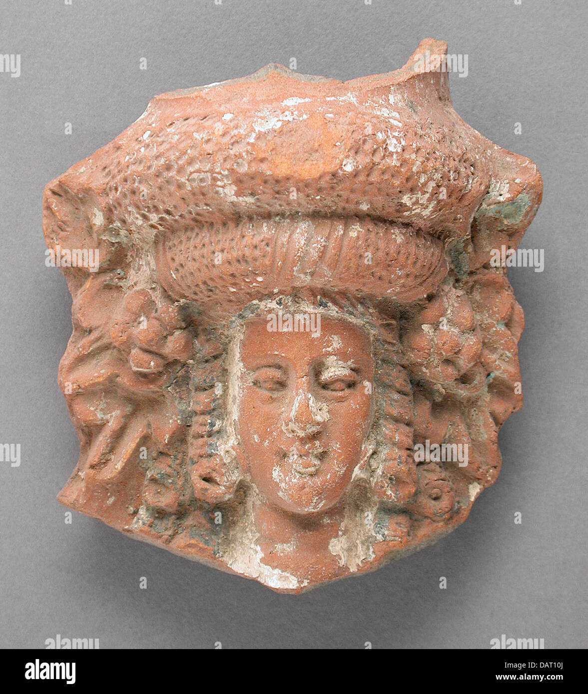Antefix in the form of a female head hi-res stock photography and ...