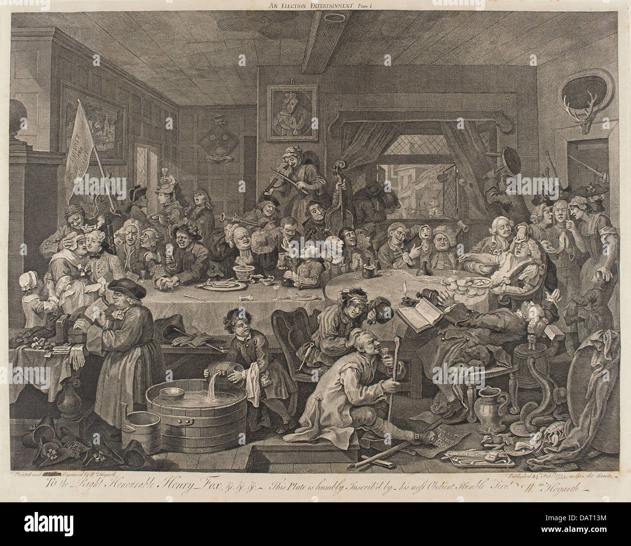 An Election Entertainment AC1995.222.18 Stock Photo - Alamy