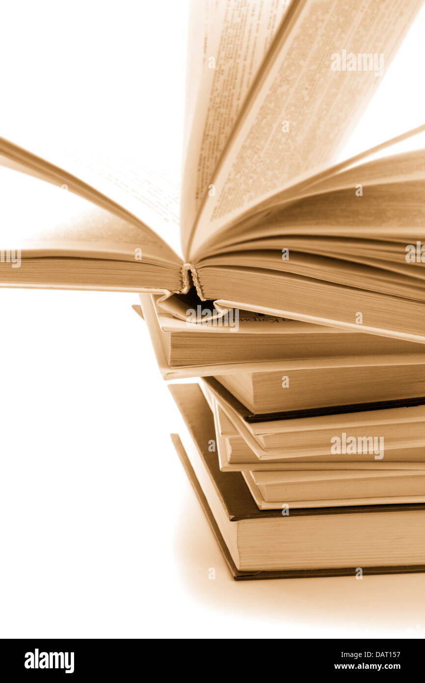stack of books Stock Photo - Alamy
