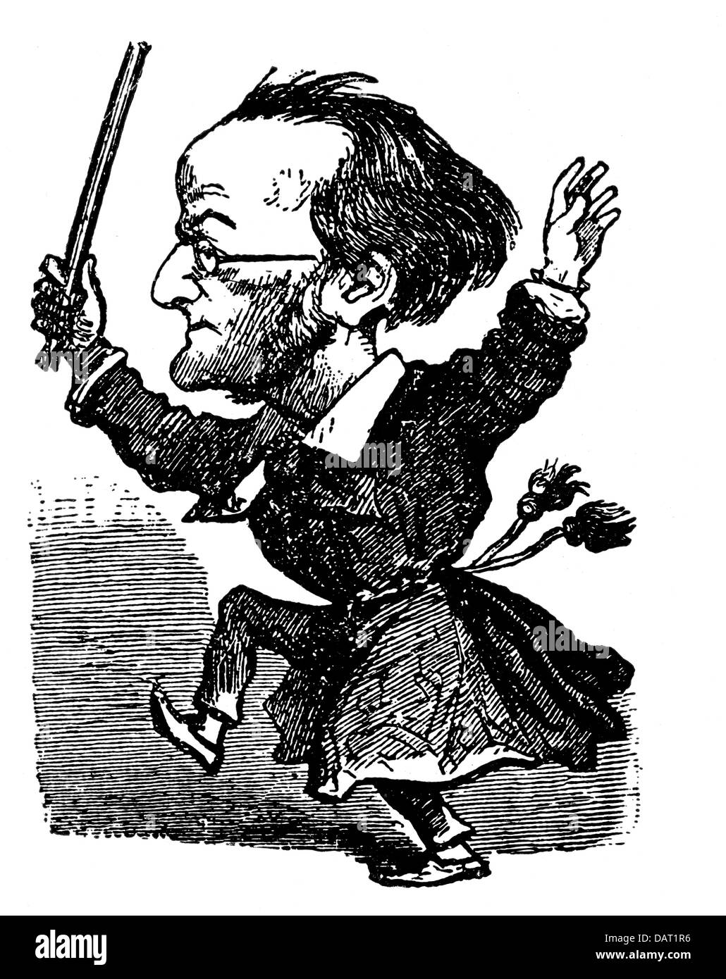 Caricature of richard wagner hi-res stock photography and images - Alamy